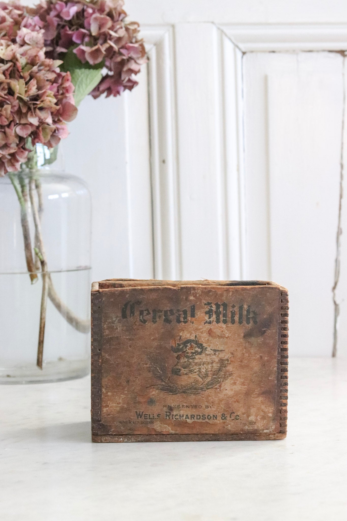 Antique Cereal Milk Box – The Tattered Magnolia